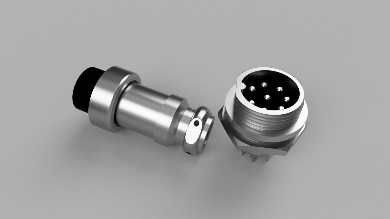 Aircraft Connector - 8-Pin - hotends.com
